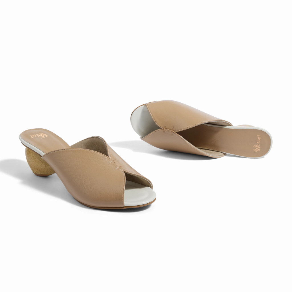 Driblet Nude Heels For Women - wofeet.in