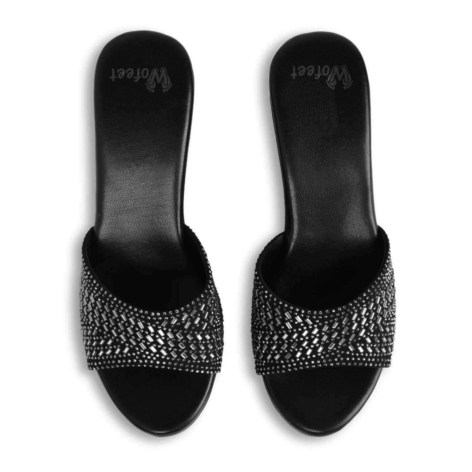 Verona Crystal Wedges For Women - wofeet.in